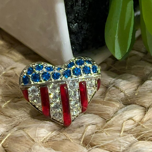 Atelier Swarovski | Jewelry | Swarovski Brave Heart American Flag 91 ...